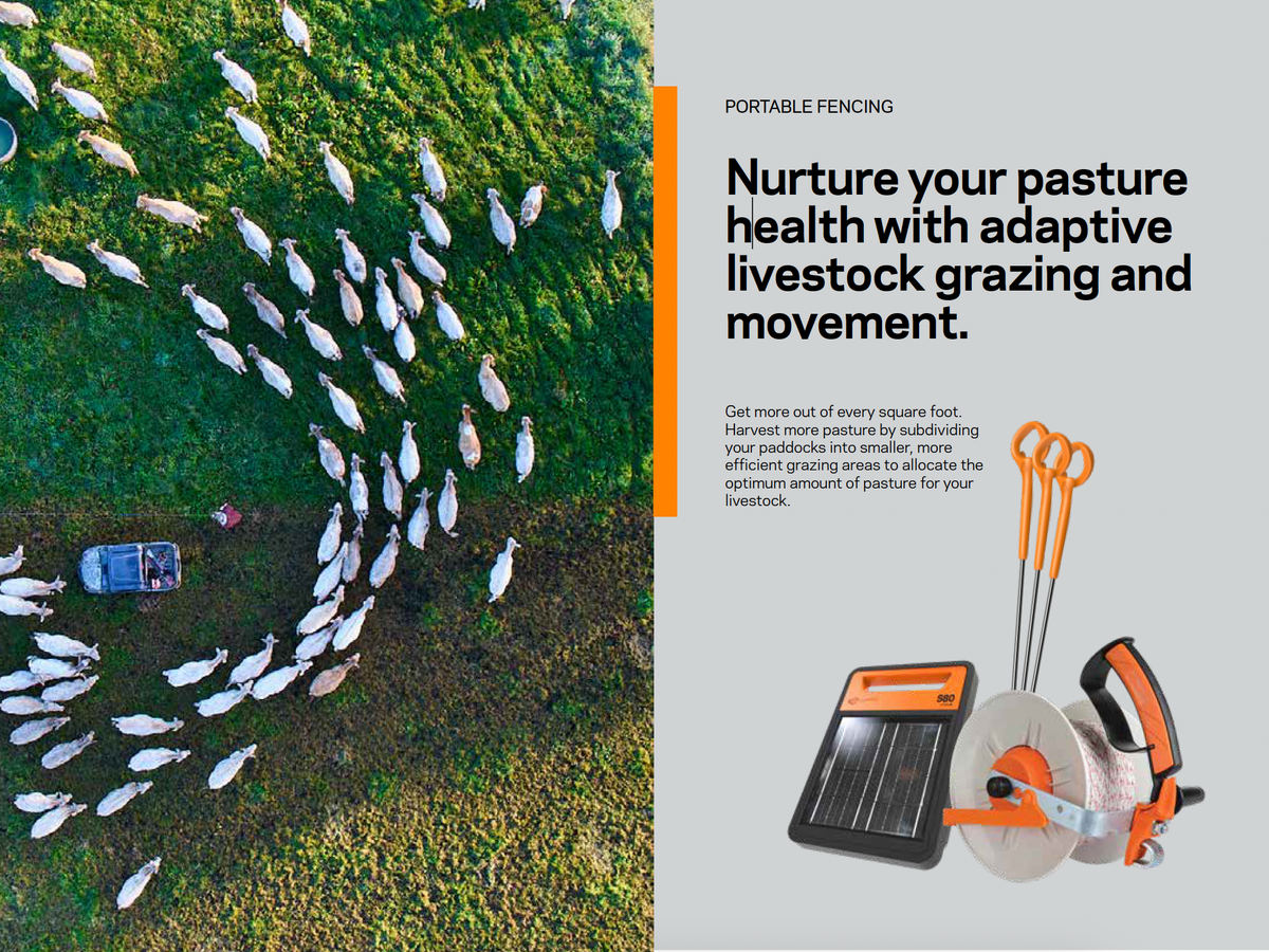 The power to graze anywhere. – Gallagher Electric Fence Products from ...